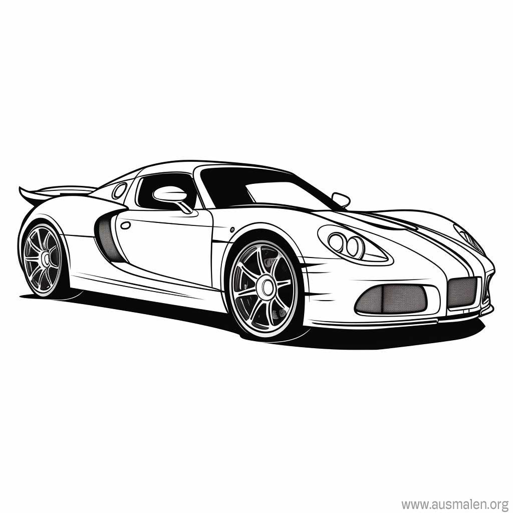 Ausmalbilder Autos zum Ausdrucken - Kostenlose Malvorlagen