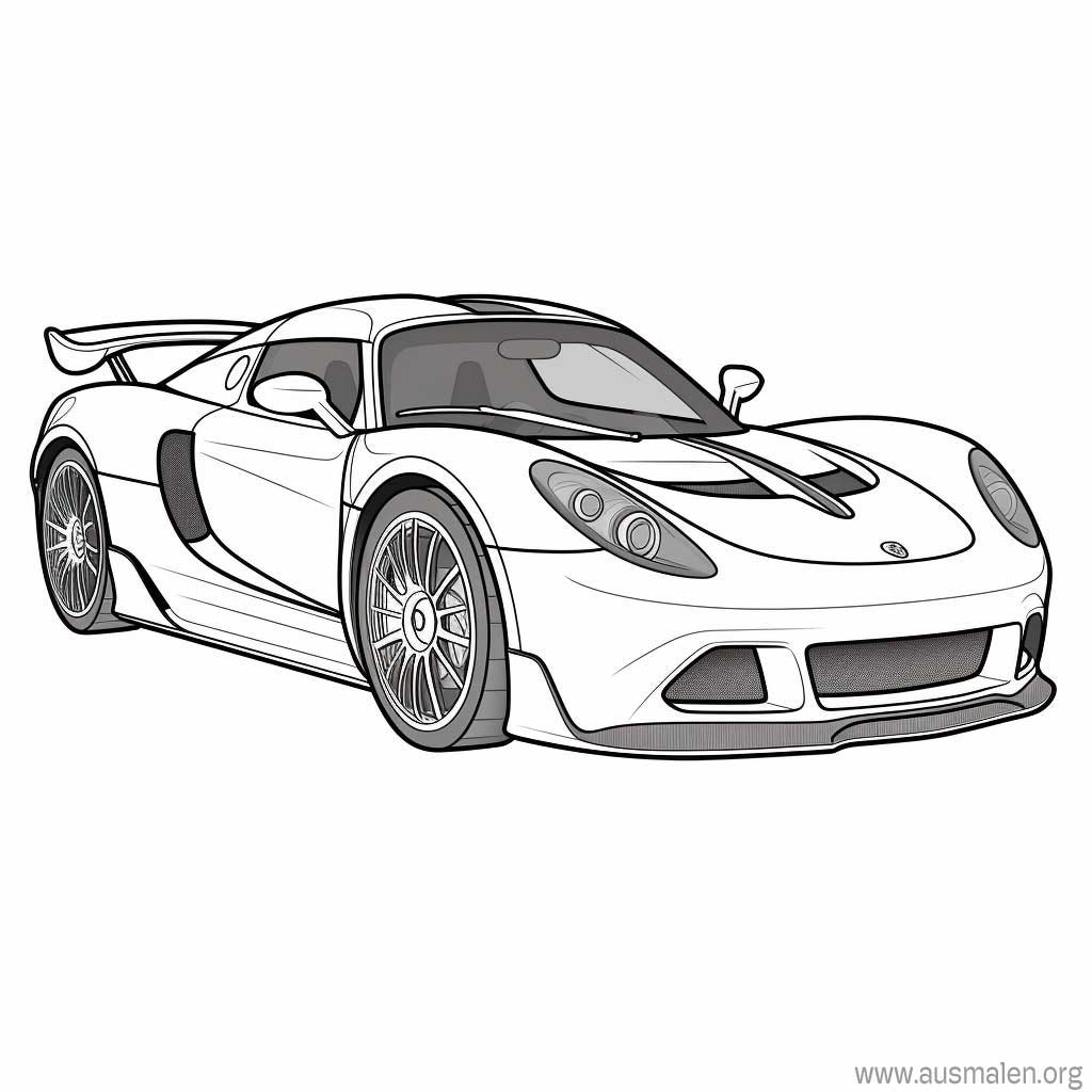 Ausmalbilder Autos zum Ausdrucken - Kostenlose Malvorlagen